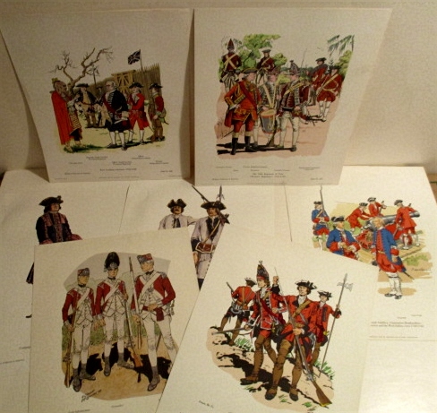 Garde Imperiale. 6 Color Uniform Plates