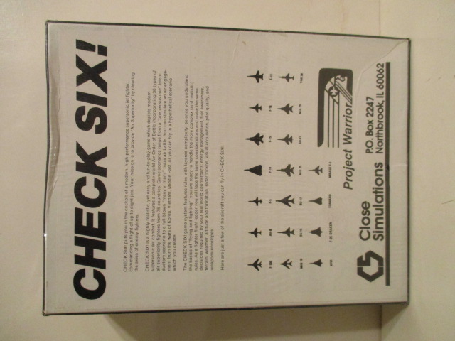 Check Six! Air Combat in the Missile Era.