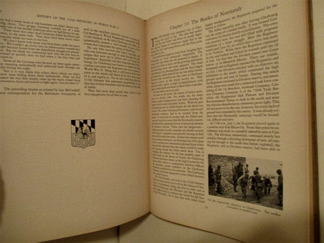 History of the 313th Infantry in World War II.