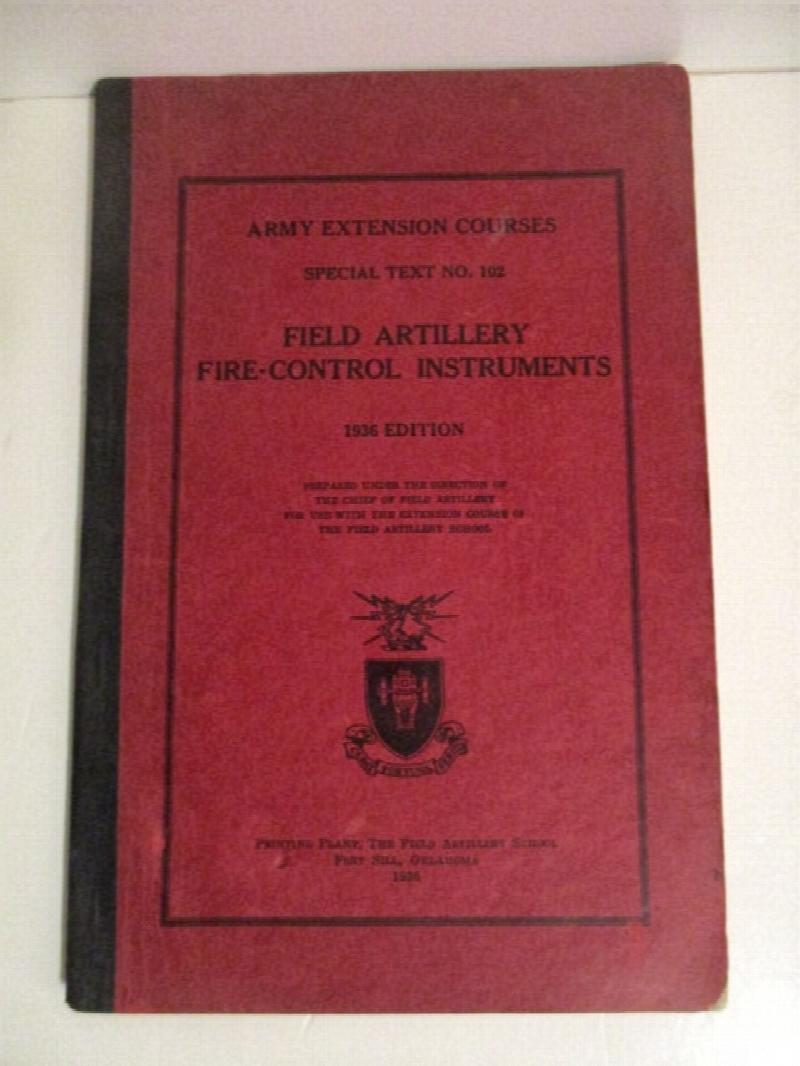 Field Artillery Fire Control Instruments.